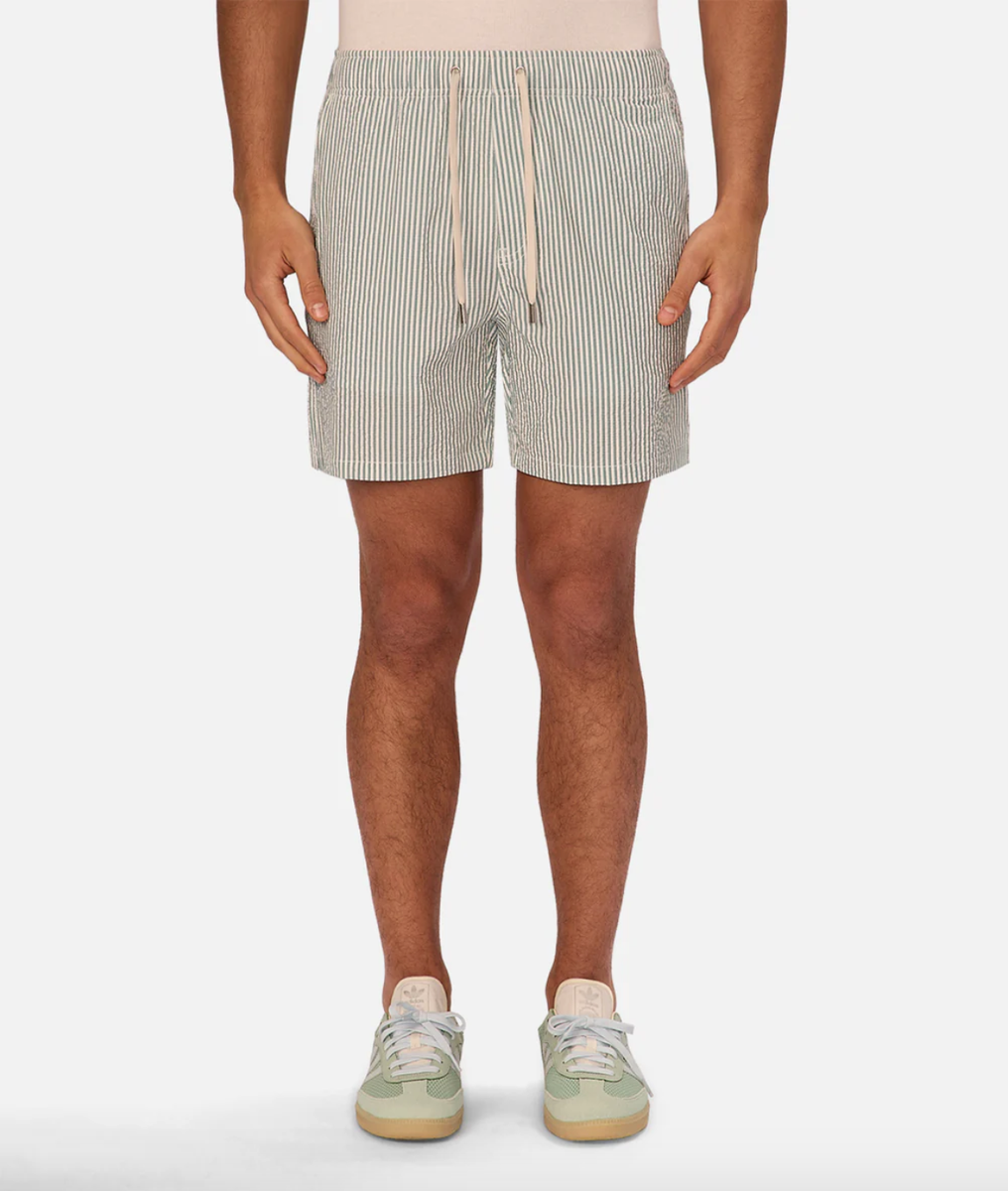 The Coressia Swim Trunk Jade/White – George and Olive