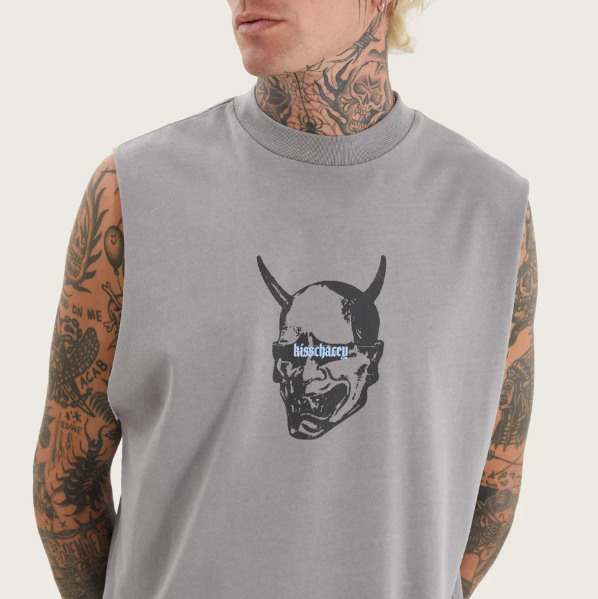 Gorst Street Muscle Tank Pigment Silver Sconce – George and Olive