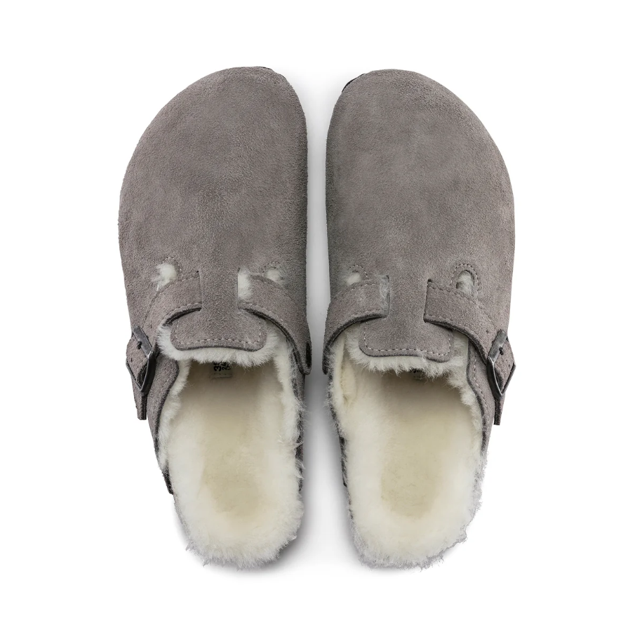 Boston Shearling Stone Coin Suede Leather/Shearling Regular – George ...