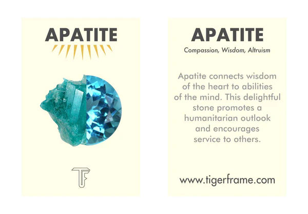 Apatite Crystal Bracelet with Pastel Grey Gold – George and Olive